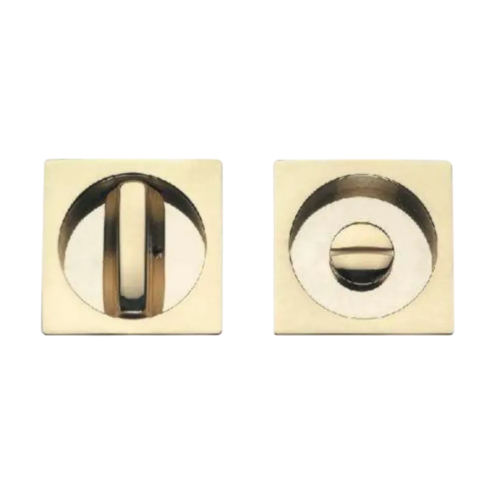Square turn-and-release recessed kit 53x53mm
